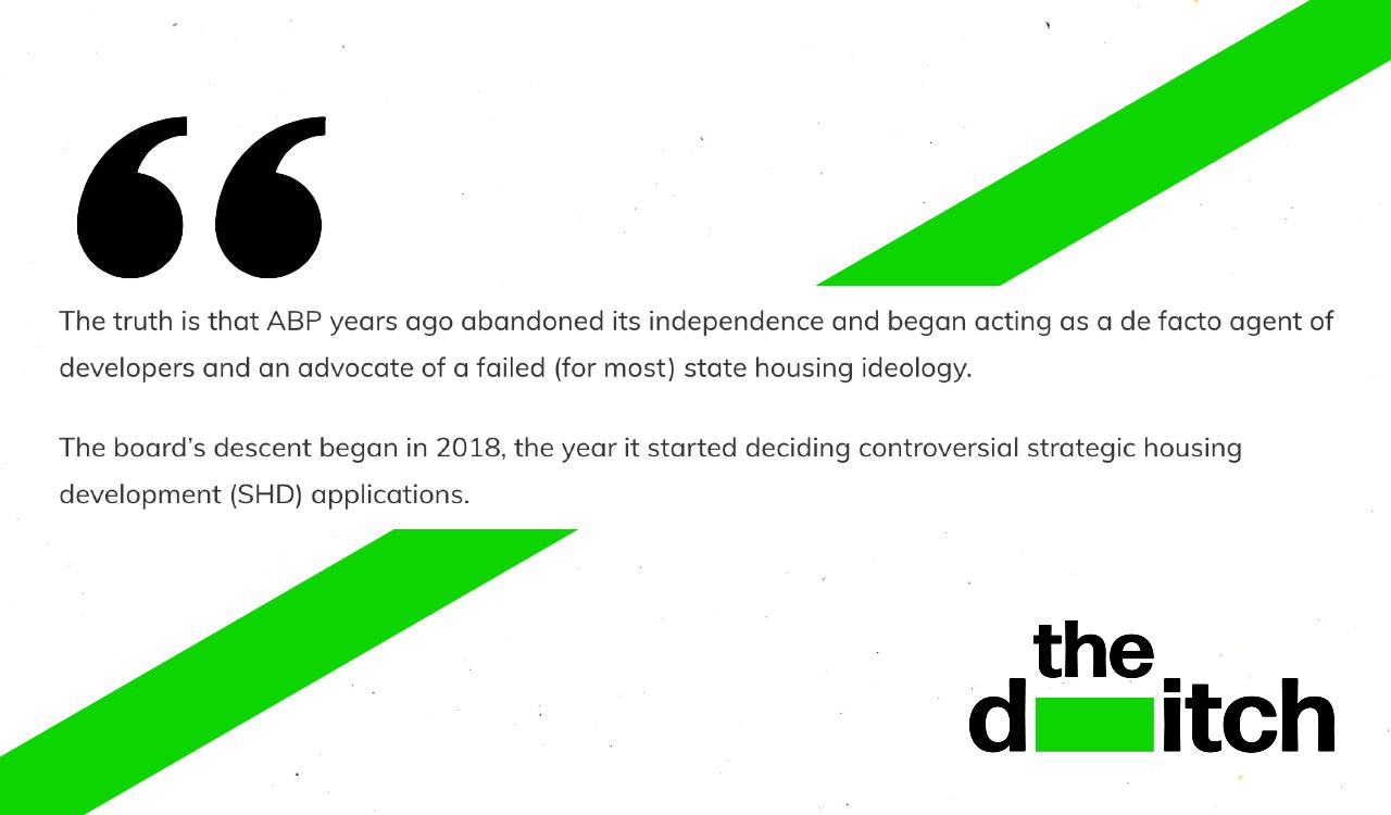 ABP is nothing more than a rubber stamp for developers